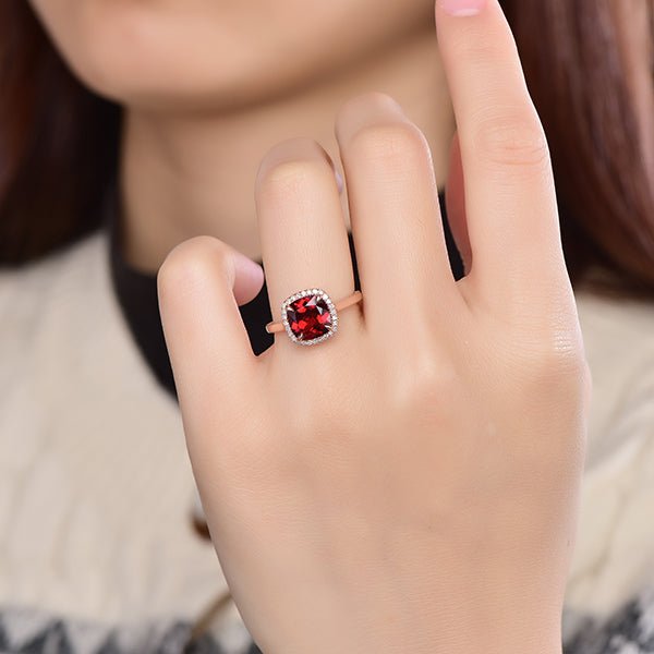 Custom Garnet Rings - Lord of Gem Rings