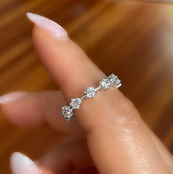 Moissanite Wedding Bands